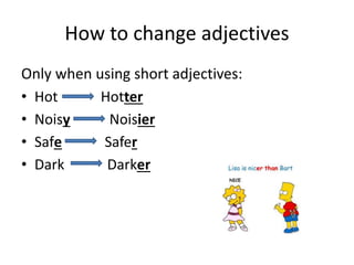 Comparative sentences | PPTX