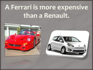Comparatives pictures to describe | PPT