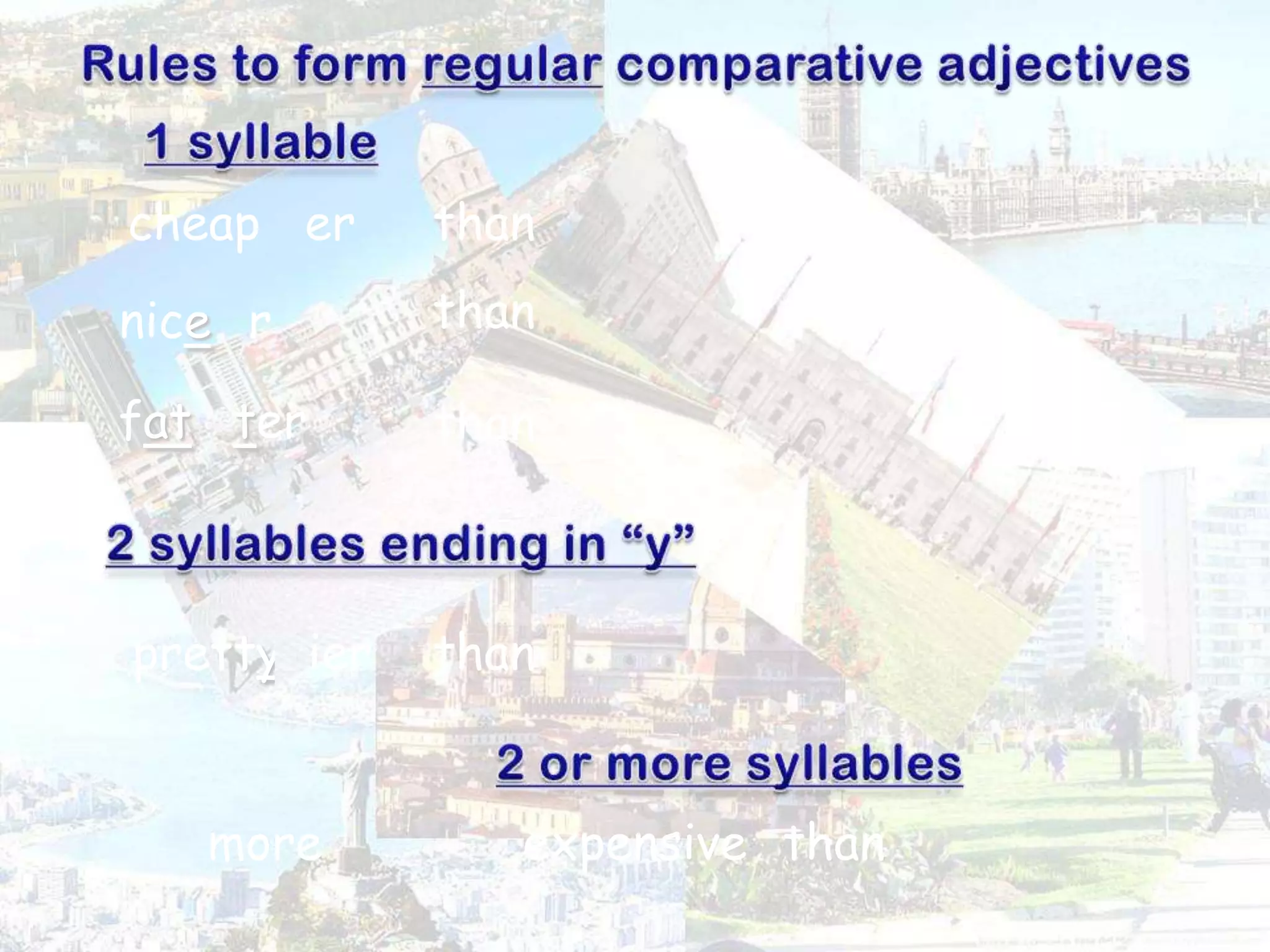 COMPARATIVES RULE | PPTX