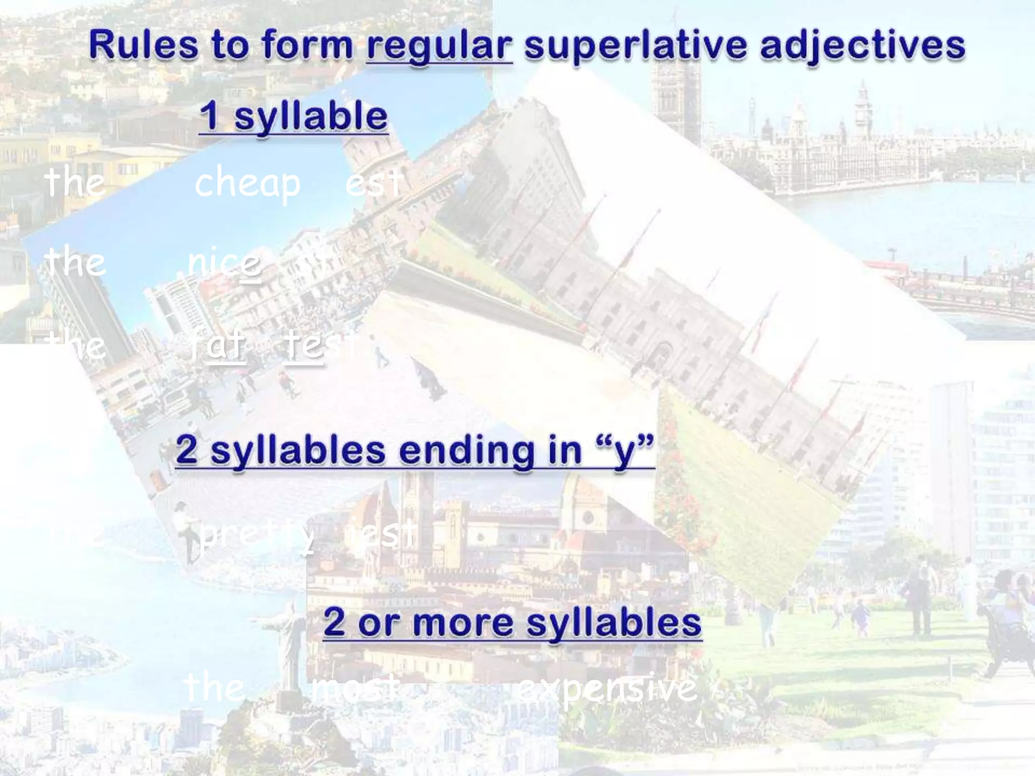 COMPARATIVES RULE | PPTX