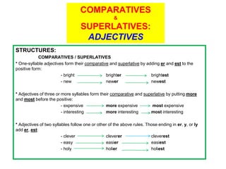 Comparatives superlatives | PPT