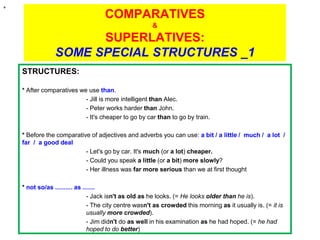 Comparatives superlatives | PPT