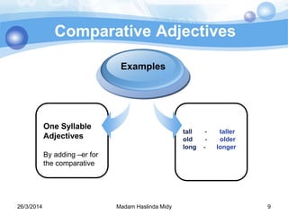 Comparatives & superlatives | PPTX