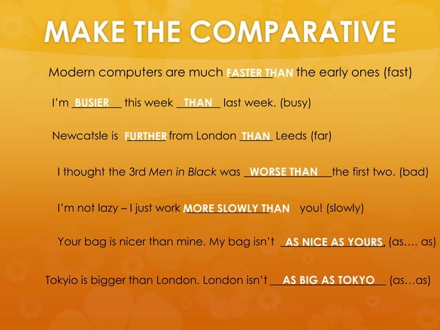 Comparatives & superlatives | PPT