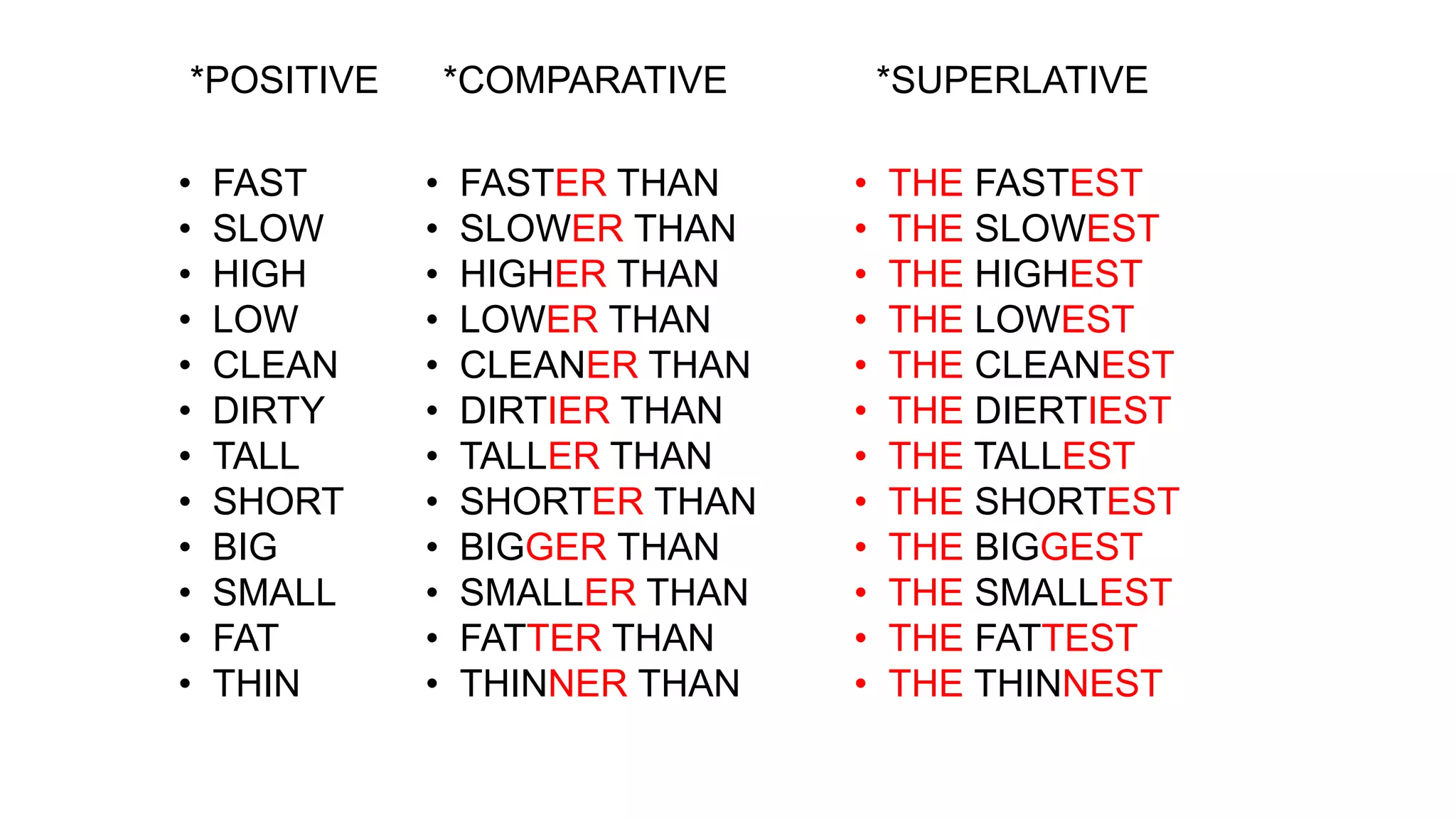 Comparatives & superlatives movers d | PPTX
