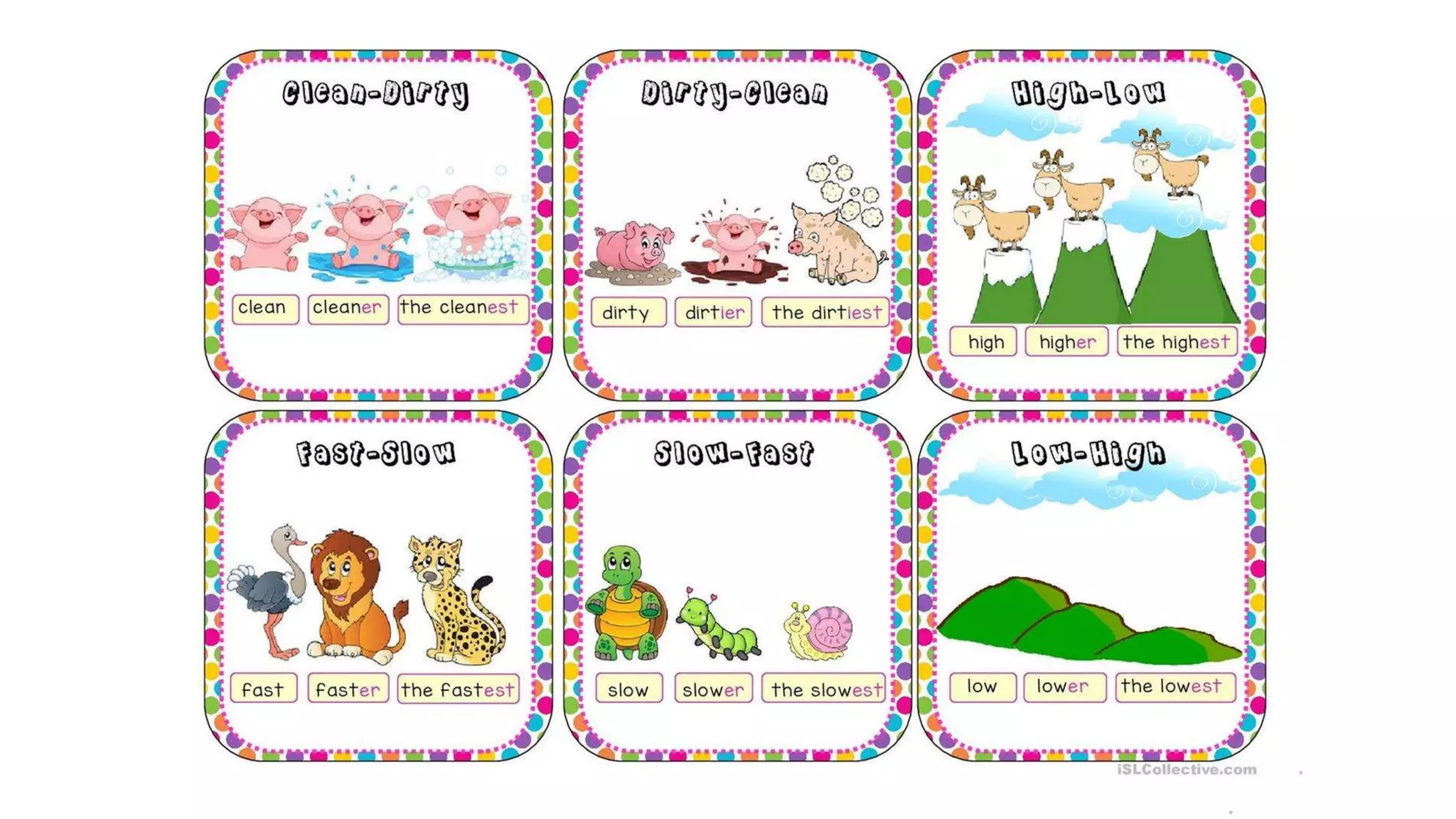 Comparatives & superlatives movers d | PPTX