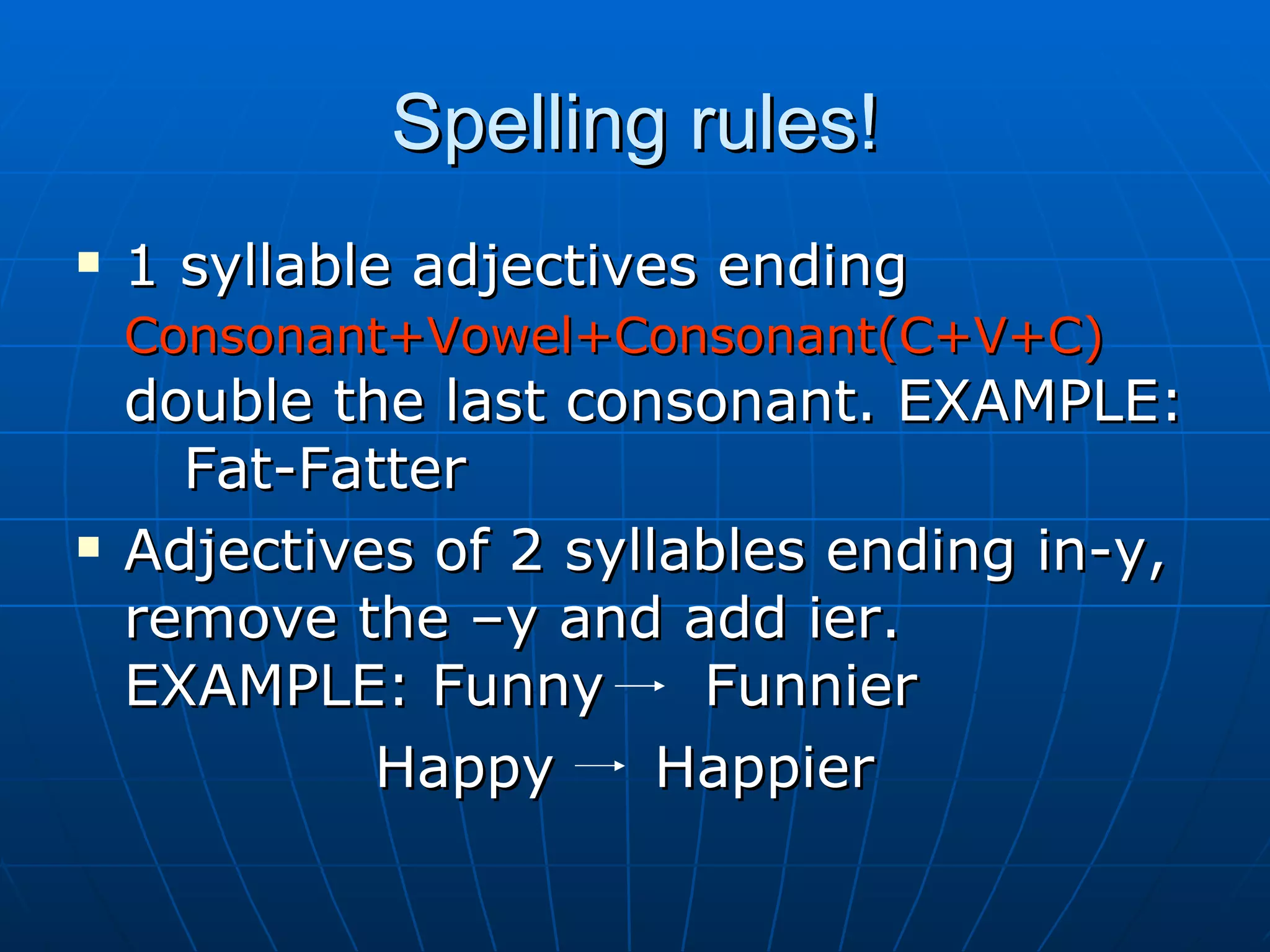 Comparatives superlatives power point | PPT