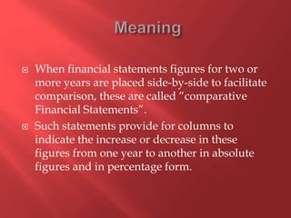 Comparative statement | PPTX