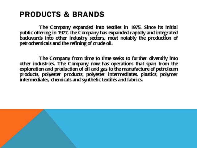 Comparative statement of reliance industries ltd | PPT