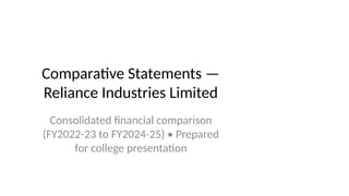 Comparative_Statements_RIL_Full.pptx.... | PPTX