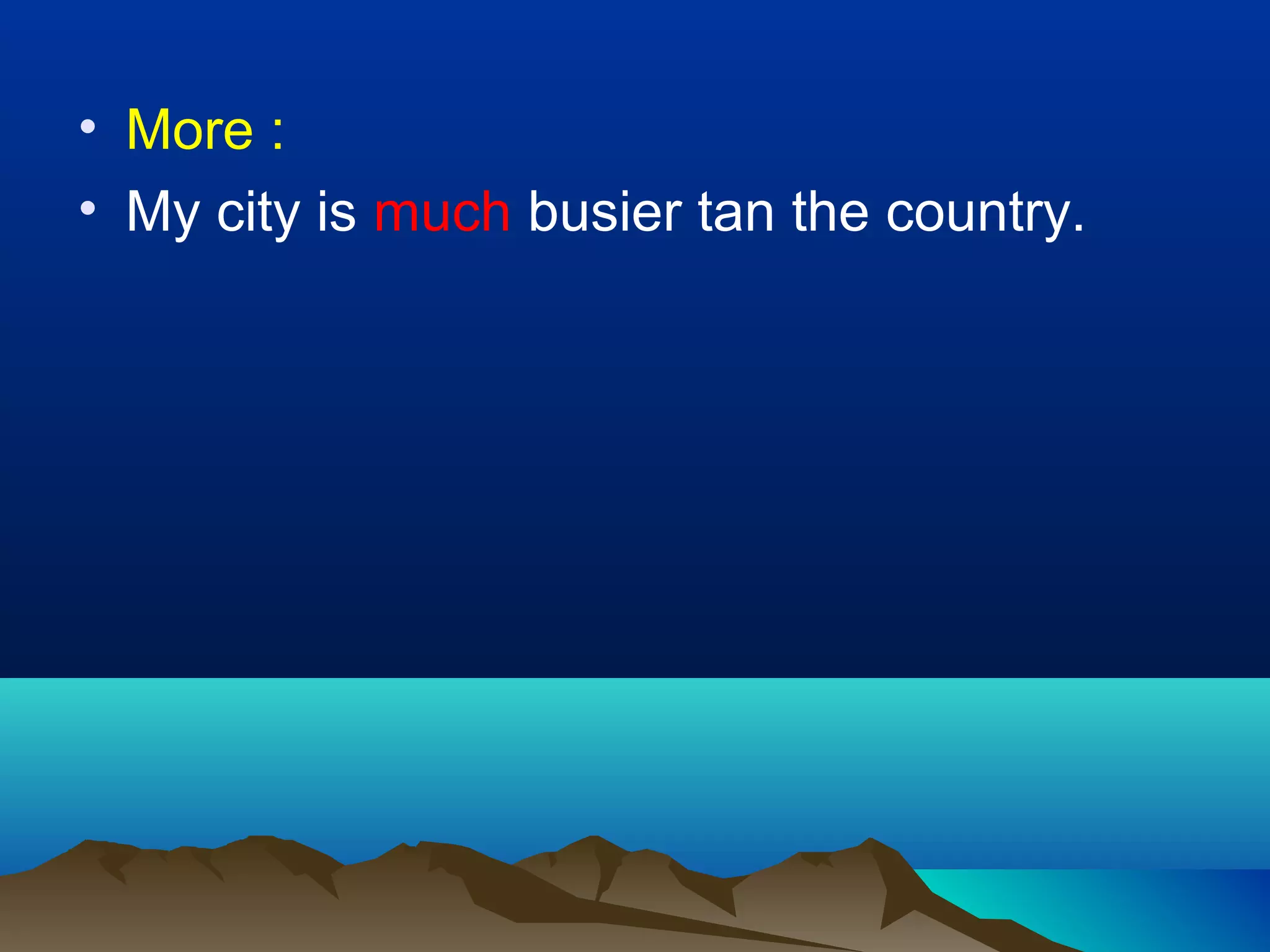 Comparative structures 5to | PPT