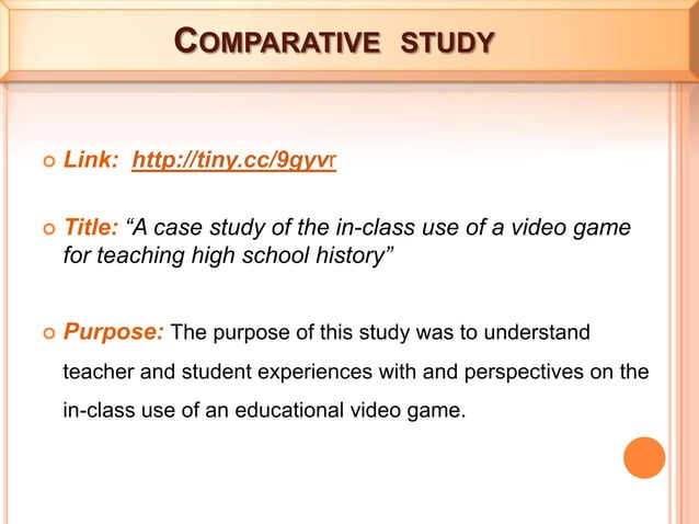 Comparative study | PPTX