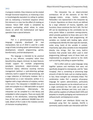 OOP Comparative Study | PDF