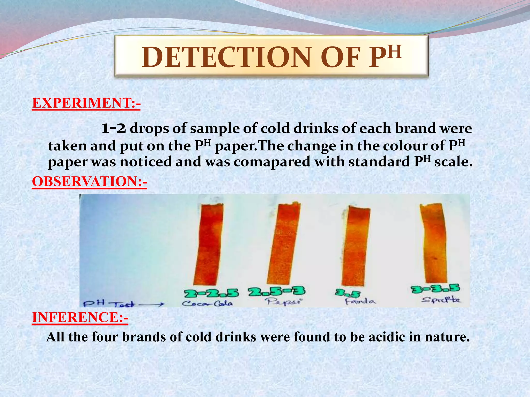 Comparative study and qualitative analysis of different brands of cold ...