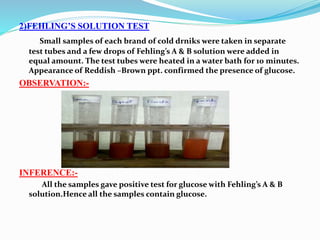 Comparative study and qualitative analysis of different brands of cold ...