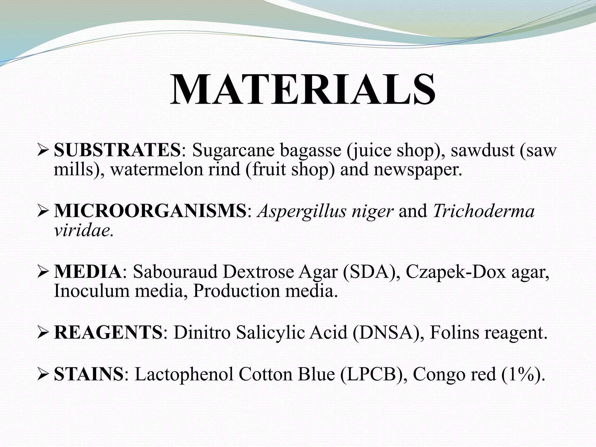 Comparative study of cellulase production by aspergillus niger and trichoderma viridae using ...