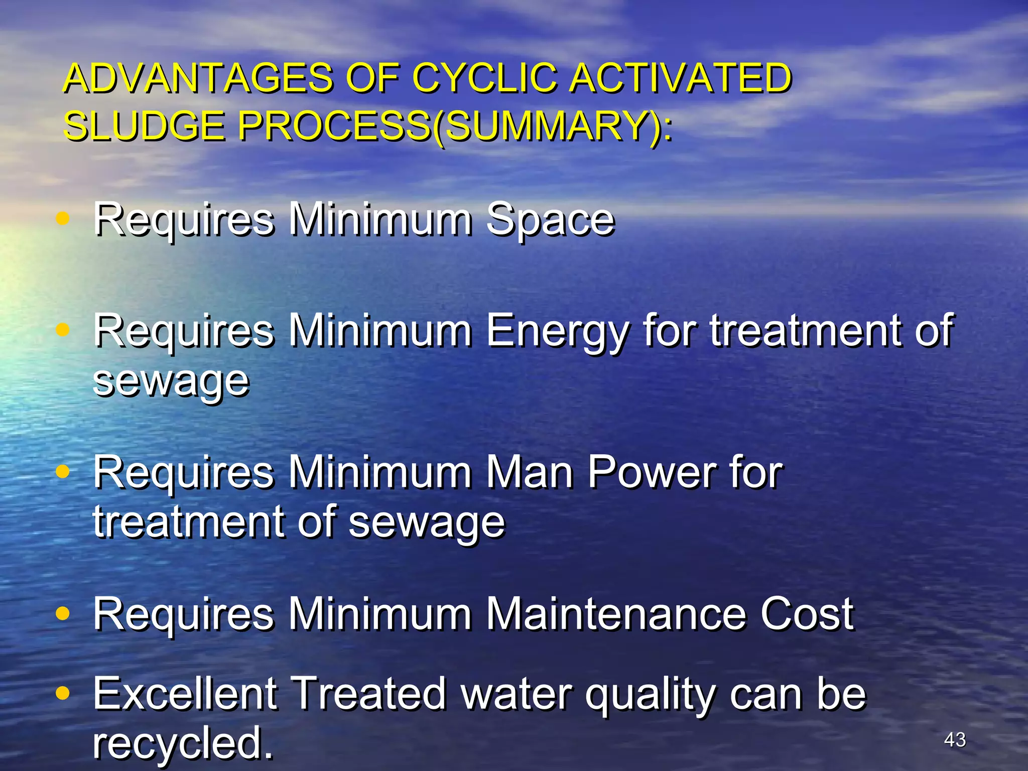Comparative study of cyclic activated sludge and conventional activated ...