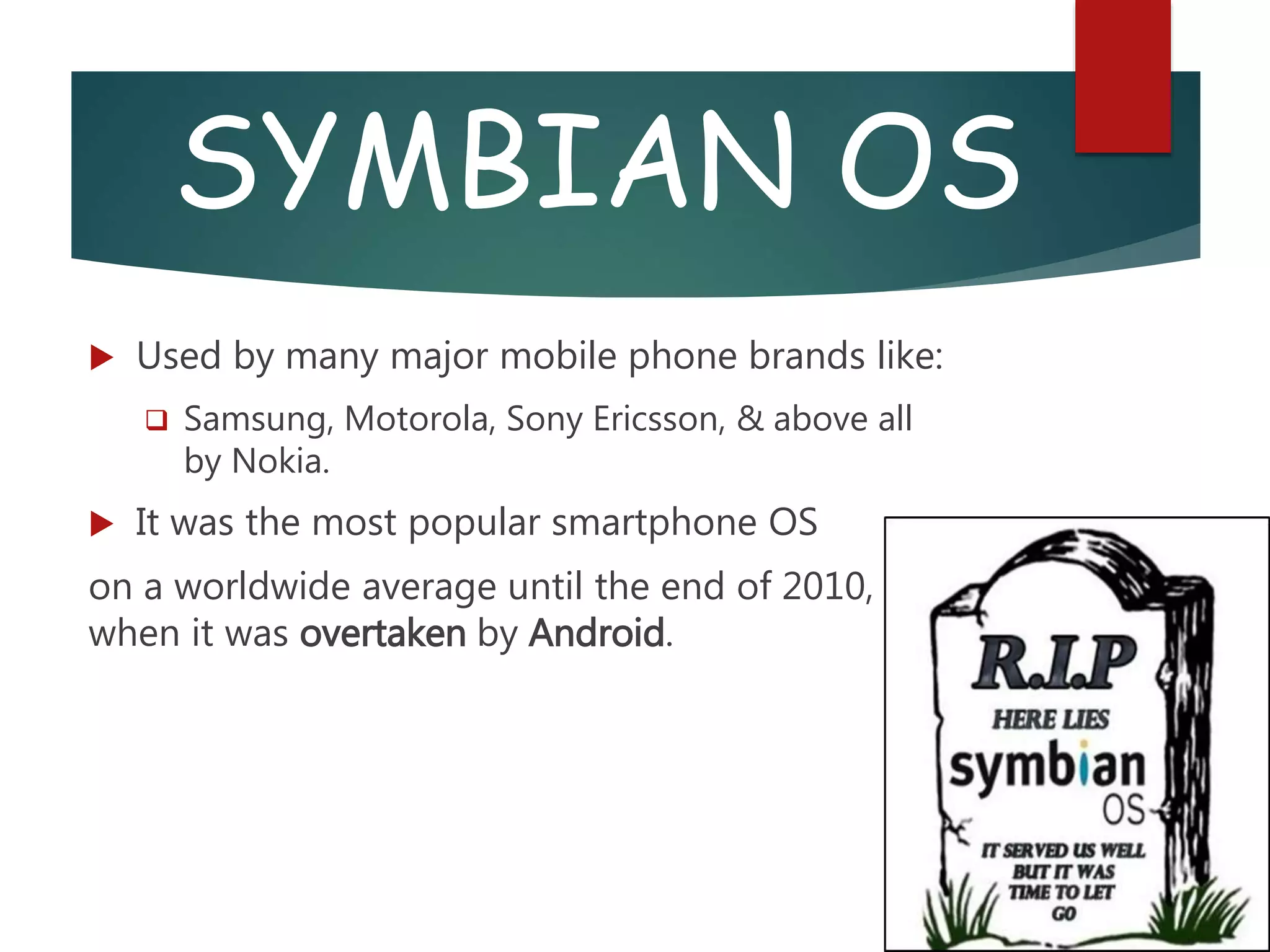 Comparative study of different mobile operating system- Modern ...