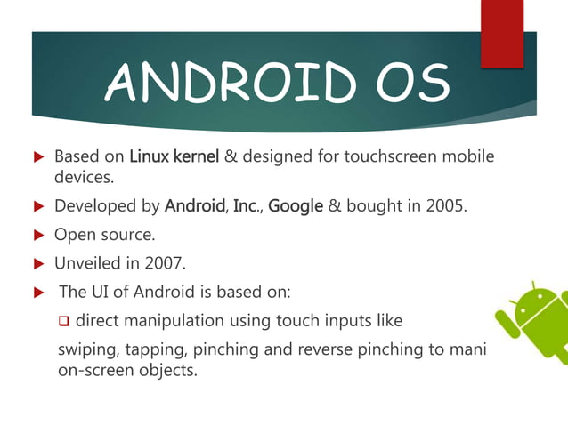 Comparative study of different mobile operating system- Modern Operation System ppt | PPTX