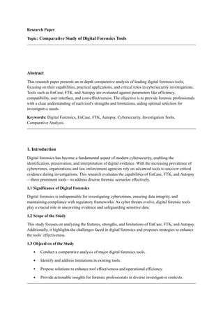 Comparative Study of Digital Forensics Tools.docx