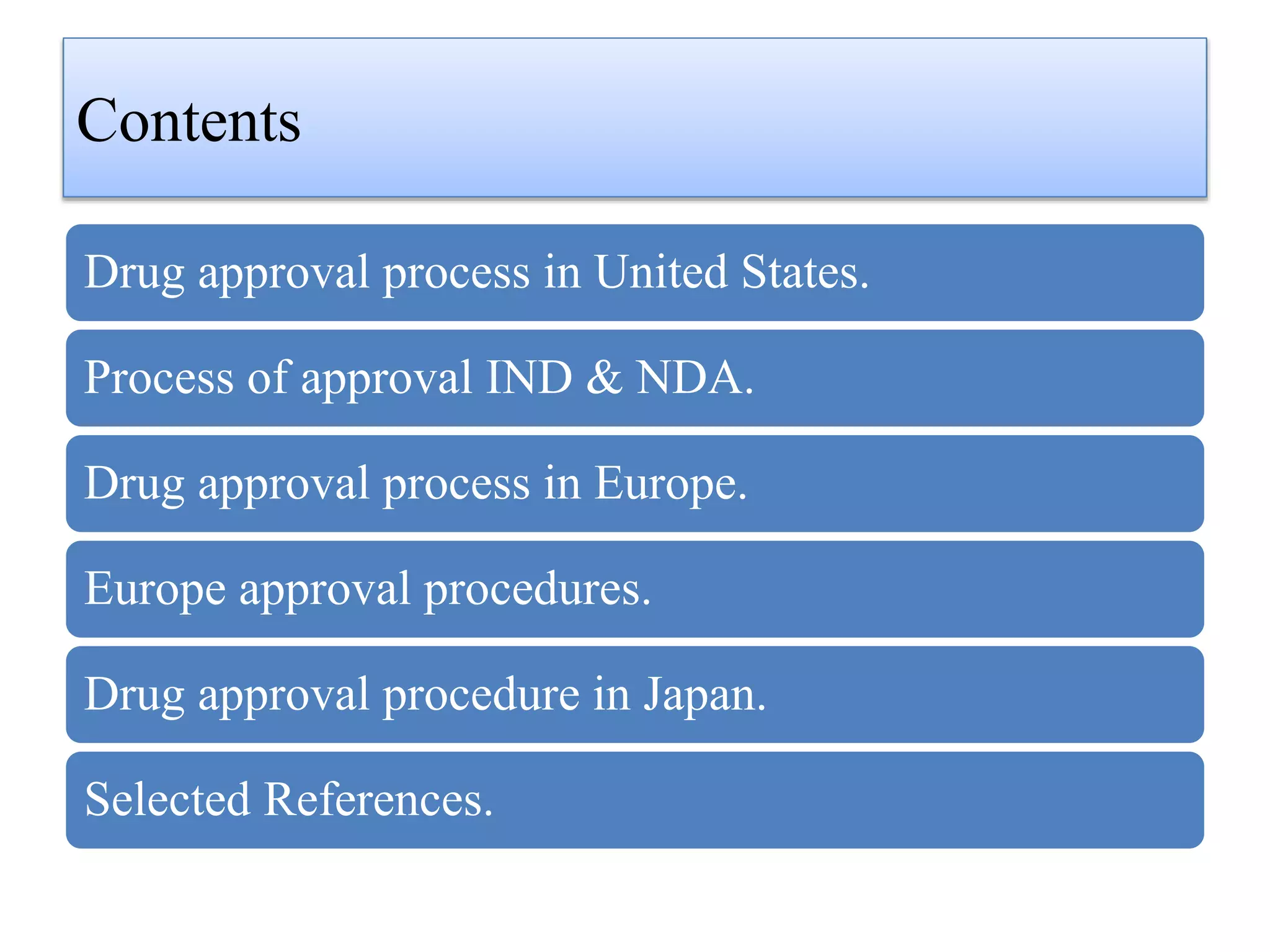 Comparative study of drug approval system in usa, europe & japan | PPTX