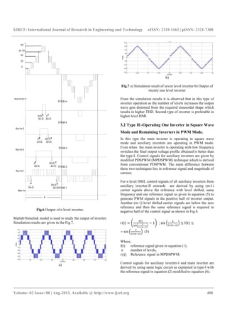 Comparative study of hybrid and cascaded h bridge | PDF | Technology ...