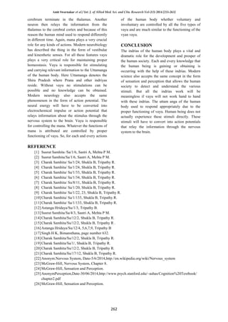Comparative study of indriyas in relation to functional aspect of sense ...