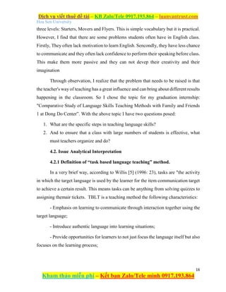 Comparative Study of Language Skills Teaching Methods with Family and ...