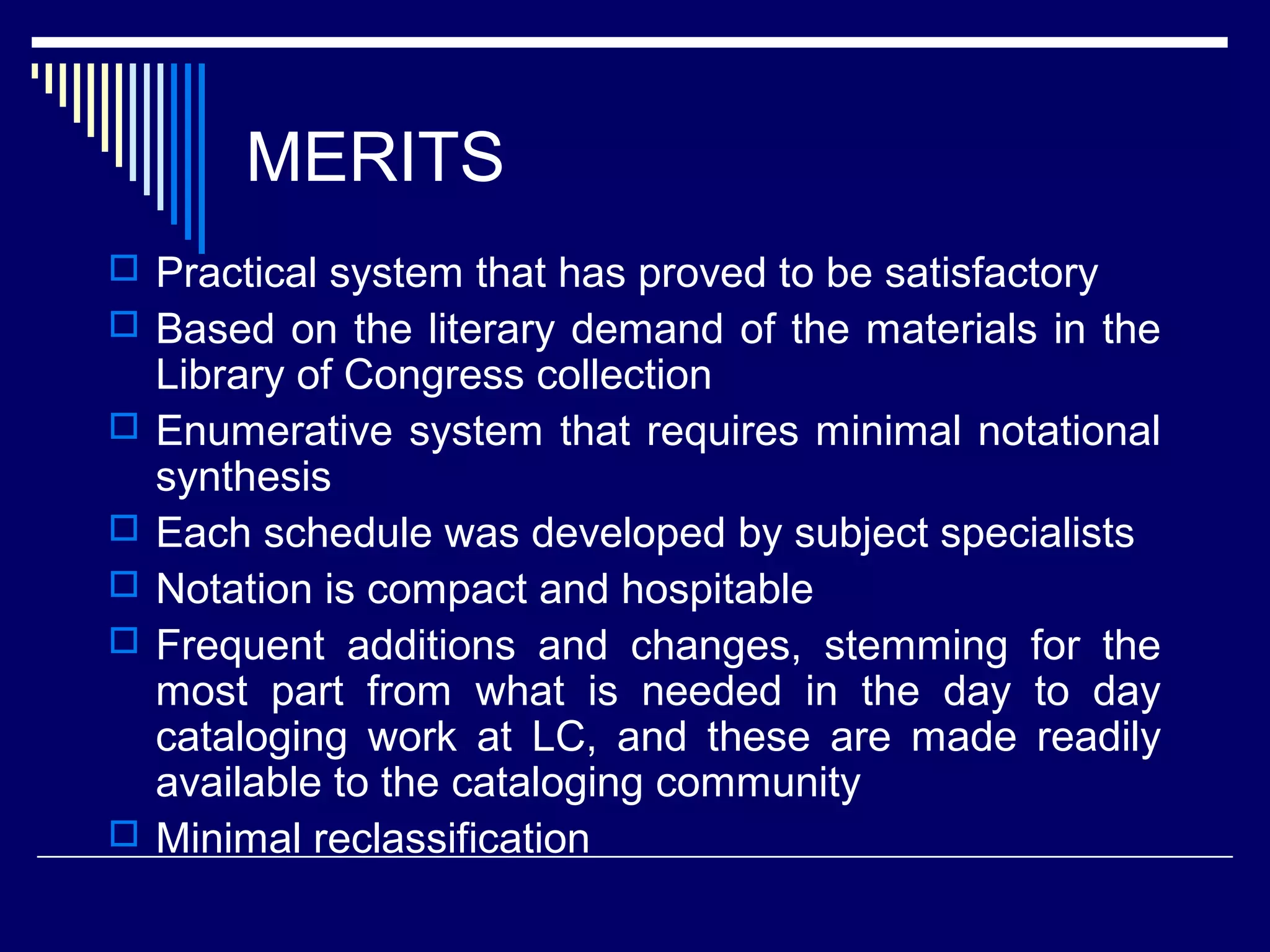 Comparative study of major classification schemes | PPT