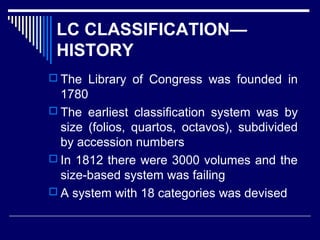 Comparative study of major classification schemes | PPT