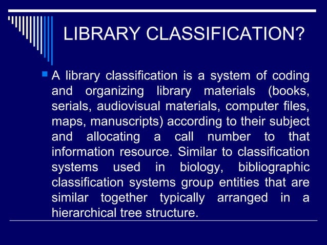 Comparative study of major classification schemes | PPT | Technology & Computing