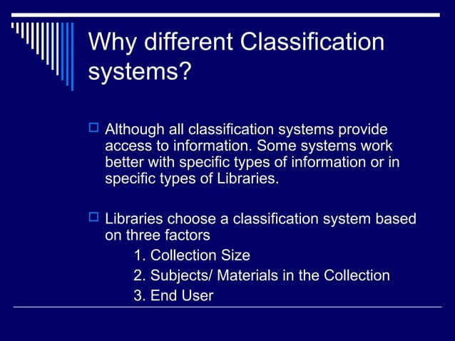 Comparative study of major classification schemes | PPT | Technology & Computing