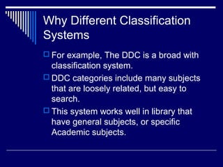 Comparative study of major classification schemes | PPT
