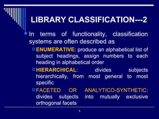 Comparative study of major classification schemes | PPT