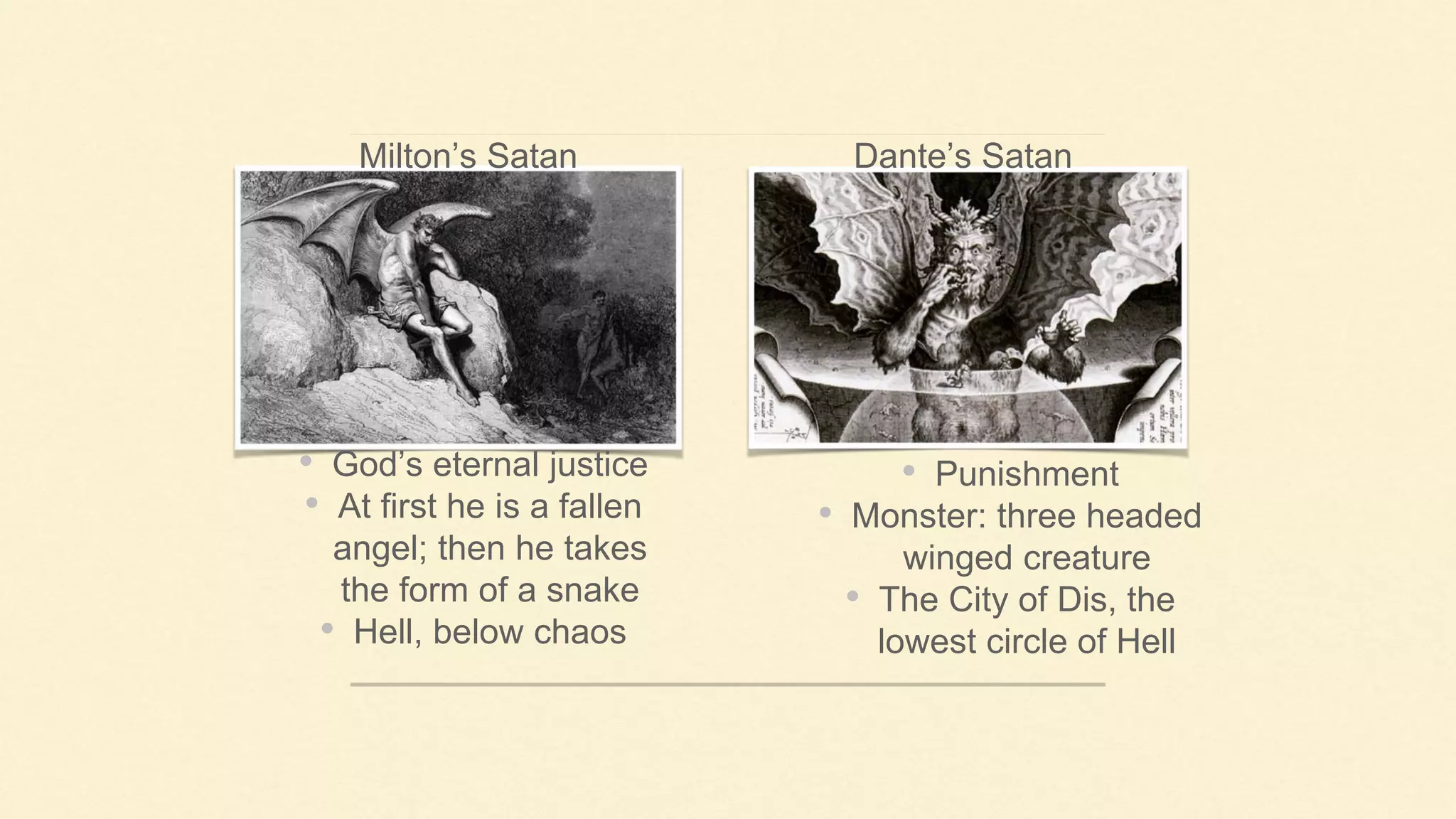 Comparative study of milton and dante | PPTX