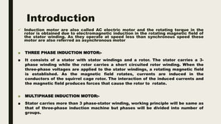 Comparative Study of Multiphase and Three Phase Induction PAPER PPT ...
