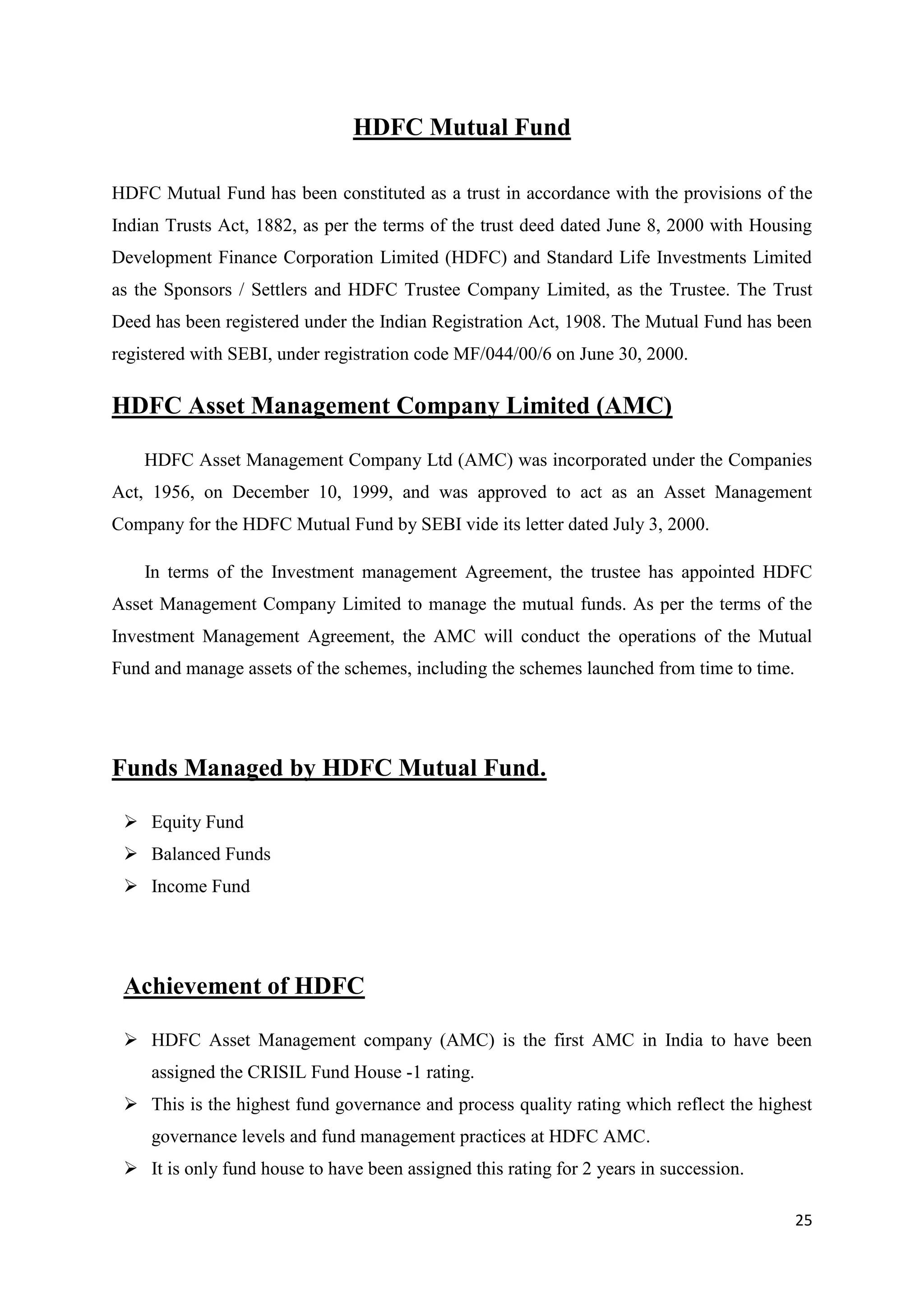 Comparative study of mutual funds in india | PDF