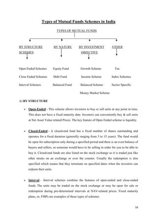 Comparative study of mutual funds in india | PDF