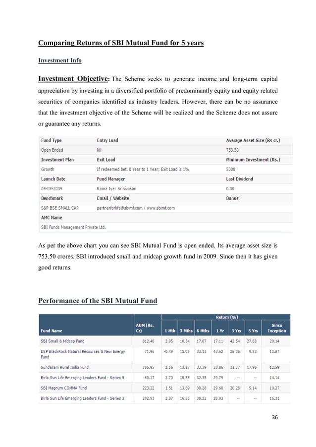 Comparative study of mutual funds in india | PDF | Mutual Funds ...