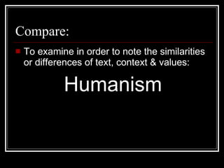 Comparative study of text and context richard iii | PPT