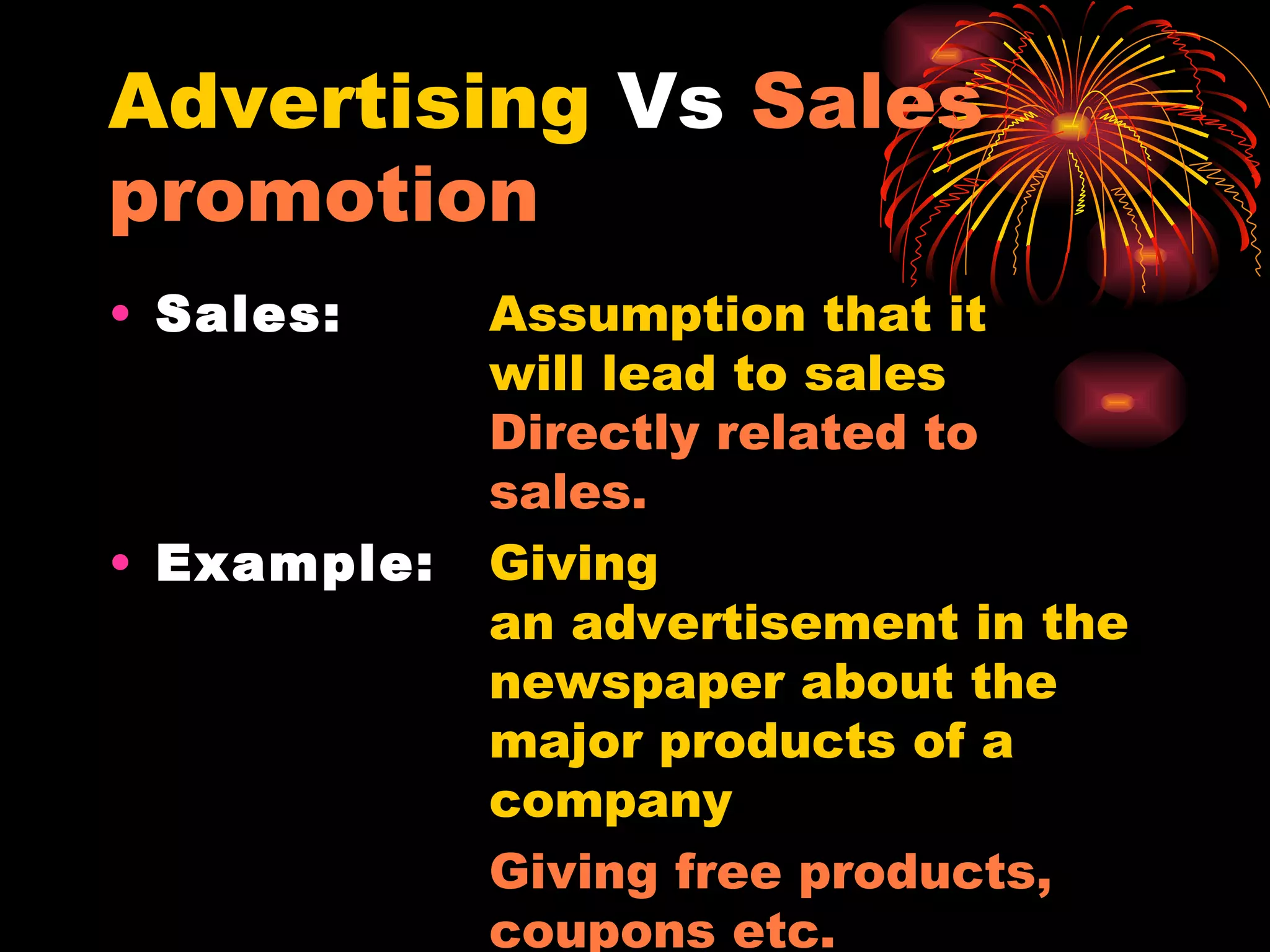 Comparative study of tools of promotion mix | PPT