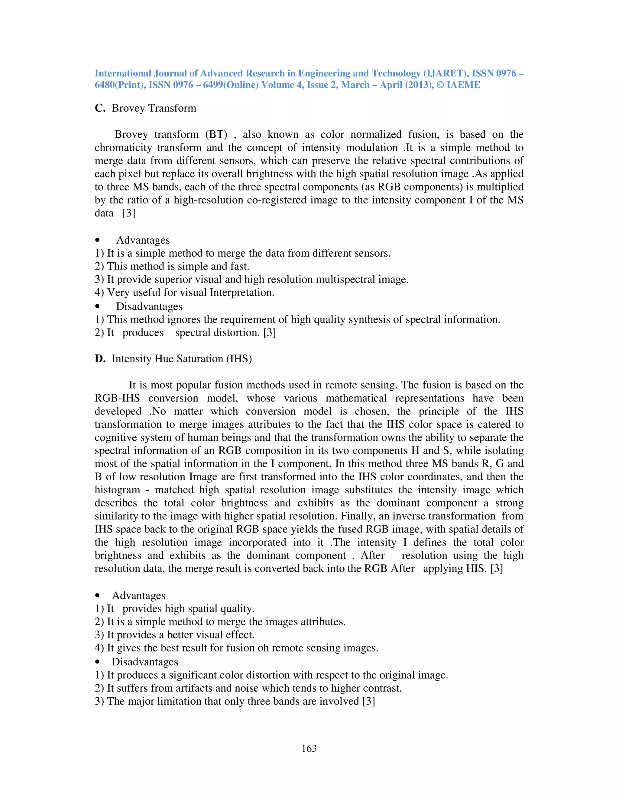 Comparative study on image fusion methods in spatial domain | PDF