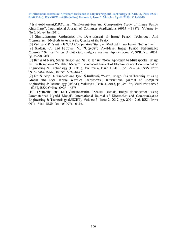Comparative study on image fusion methods in spatial domain | PDF