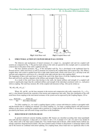 Comparative study on solid and coupled shear wall | PDF