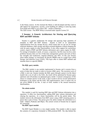 Comparative Study That Aims Rdf Processing For The Java Platform | PDF