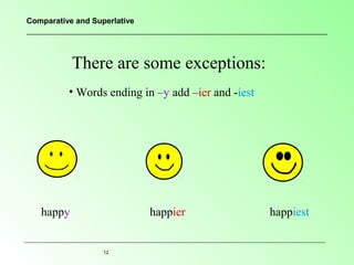 Comparatives and superlatives, How to do it! | PPT