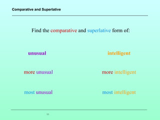 Comparative & Superlative | PPT