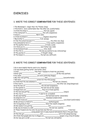 Comparative superlative | PDF