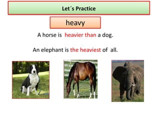 Comparative & superlative adjectives | PPTX