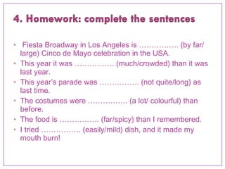 Comparative superlative adjectives | PPT